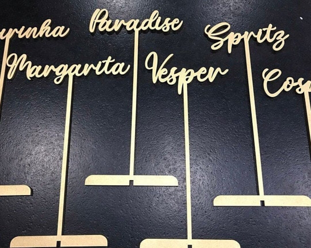 Wedding Table Names Personalised Signs Table Numbers Decorations Stands ...