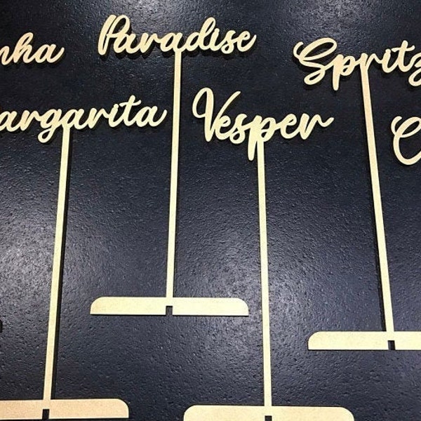 Table Name Holders - Etsy