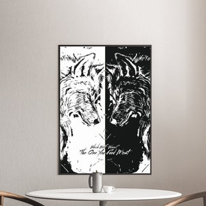 Two Wolves Image, Inspired by a Spiritual Native American Saying ...