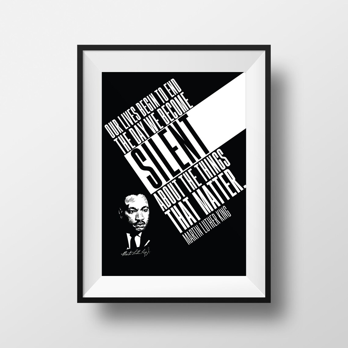 Set of 4 Posters MLK Martin Luther King Digital File the - Etsy