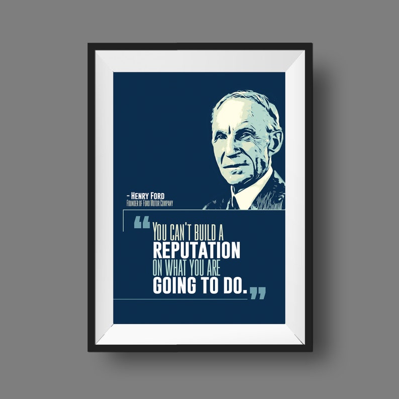 Henry Ford Best Quotes Motivational Leadership Inspirational - Etsy