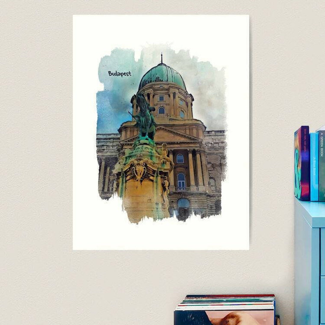 Buda Castle or Royal Palace With Horse Statue, Budapest Hungary ...