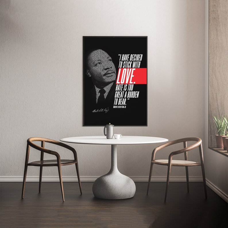 Set of 4 Posters MLK Martin Luther King Digital File the - Etsy