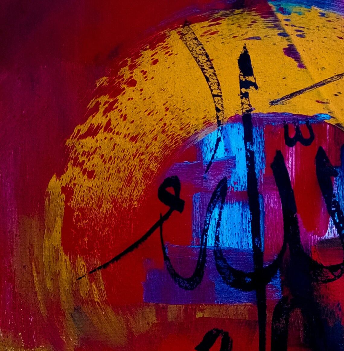 Allahu Akbar Takbir - Arabic Islamic Calligraphy, Islamic Wall Art ...