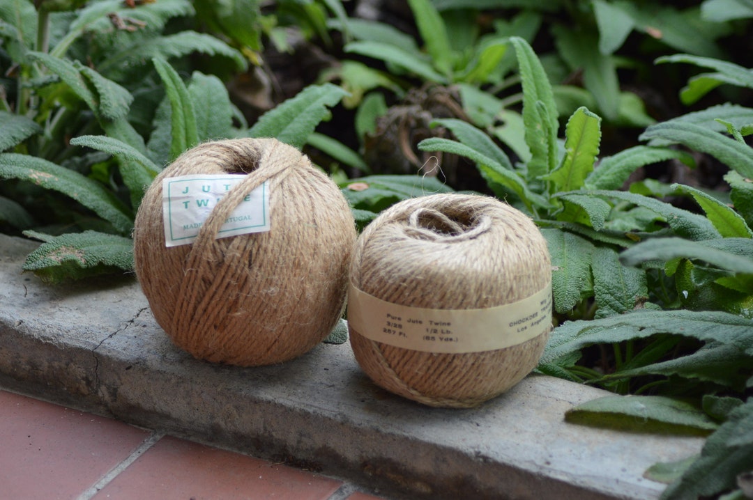 Jute Twine Cord Macrame 100% JUTE (set of 2) - Etsy