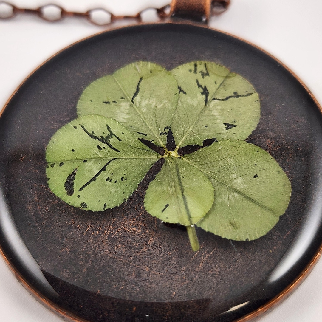 Genuine Rare Lucky Five-leaf Clover, Extra Large Copper Color Metal ...