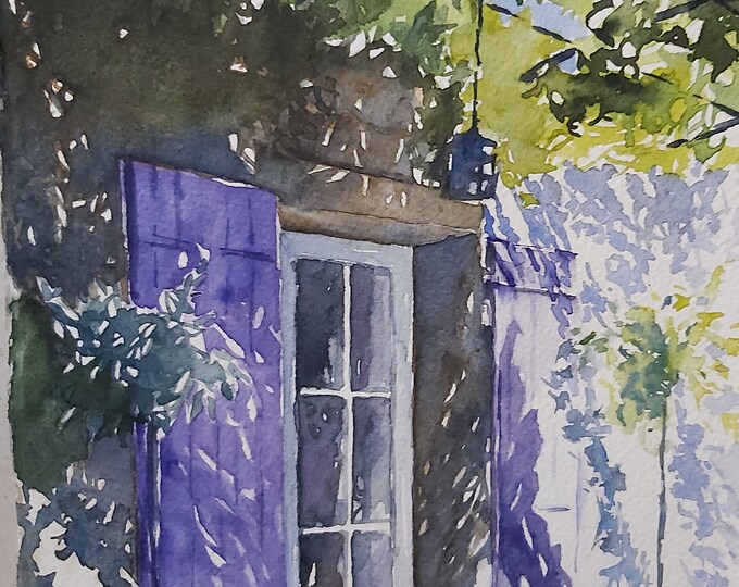 Provence, Colors of Provence, Watercolor of Provence, Picture of ...