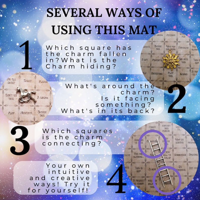 Charm Casting Board the Mega Throw BETTER THAN TAROT - Etsy