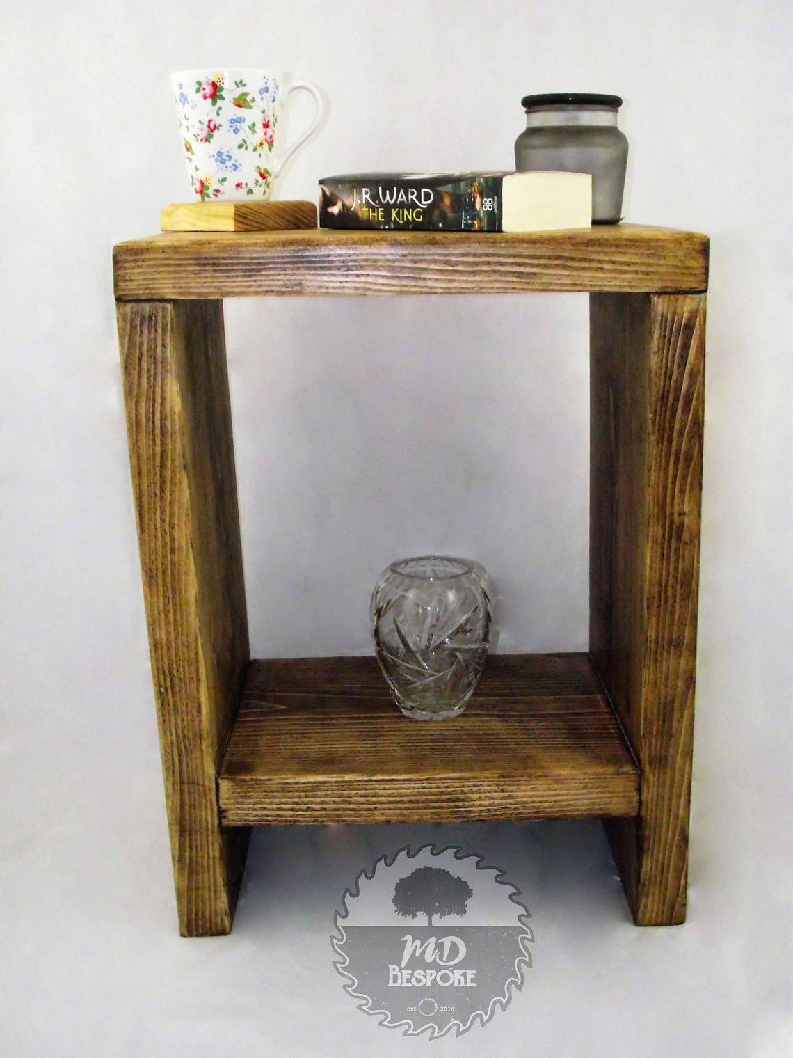 Side Table Wooden Coffee Table Chunky Side Table End - Etsy UK