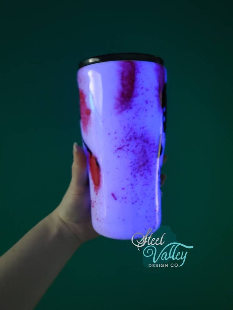 Glow in the Dark Blood Spatter Cup - Etsy