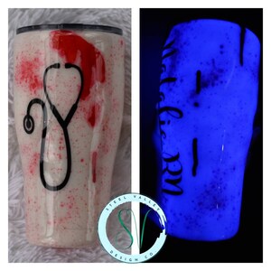 Glow in the Dark Blood Spatter Cup - Etsy