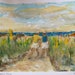 The Beach Path - Original Watercolor Sketch - 9 X 12 - Incl. Mat ...
