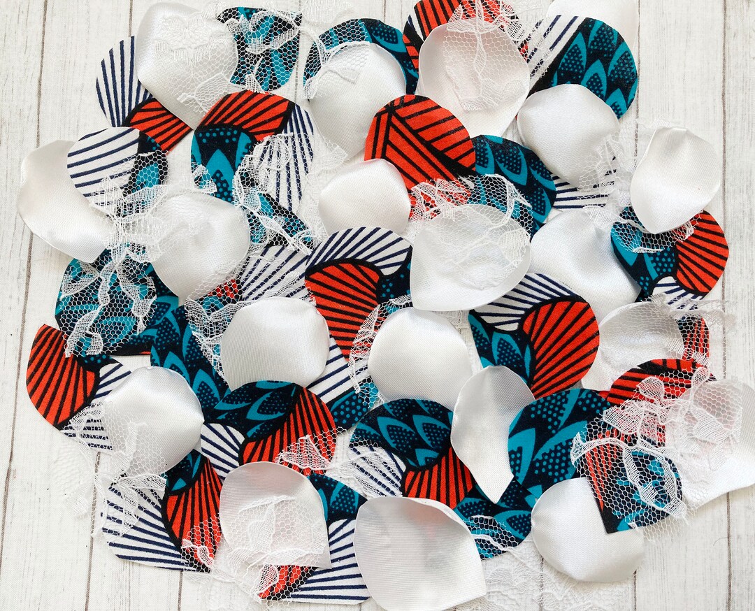 African Wedding Decorations, Afrocentric Decor, Ankara White African ...