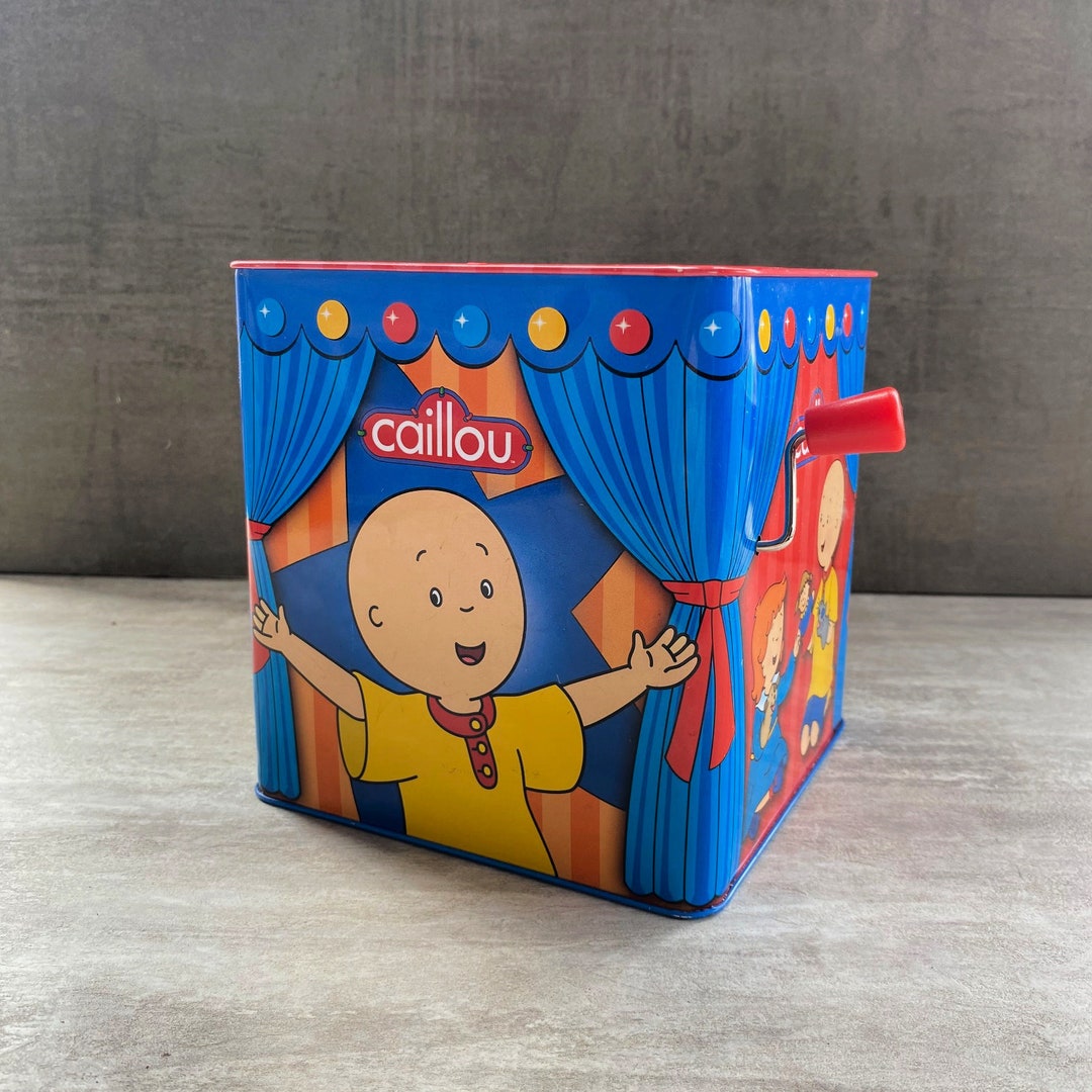 Caillou Jack in the Box Music Box PBS - Etsy