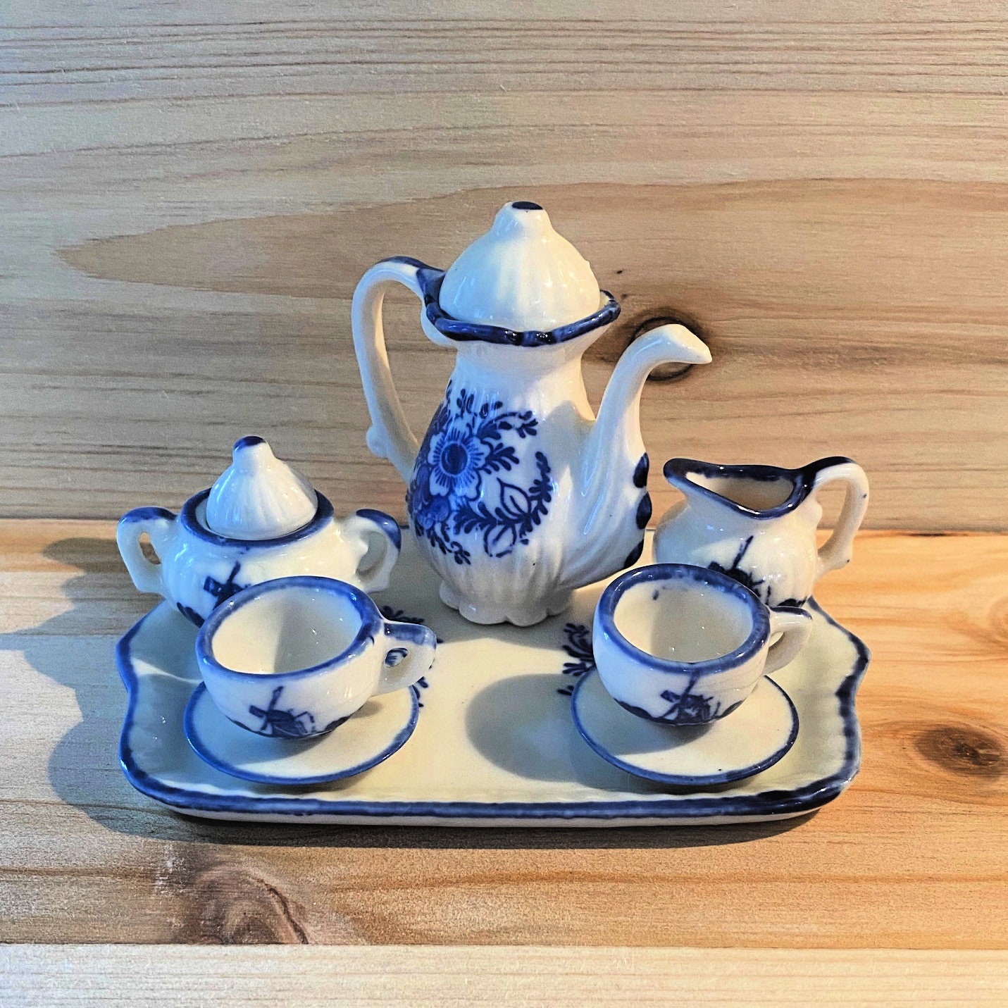 Lovely Miniature Porcelain Tea Sets Collectible - Etsy