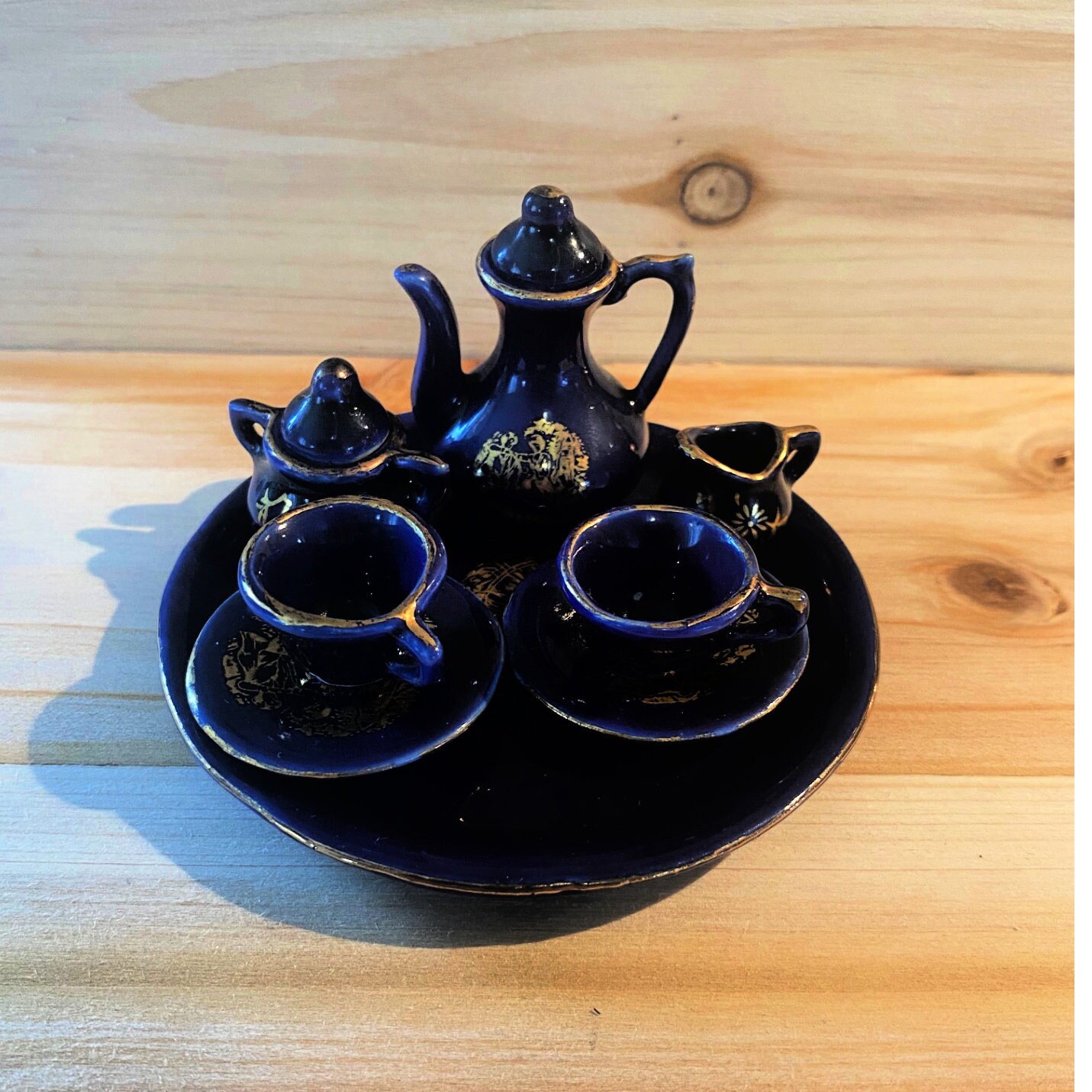 Lovely Miniature Porcelain Tea Sets Collectible - Etsy