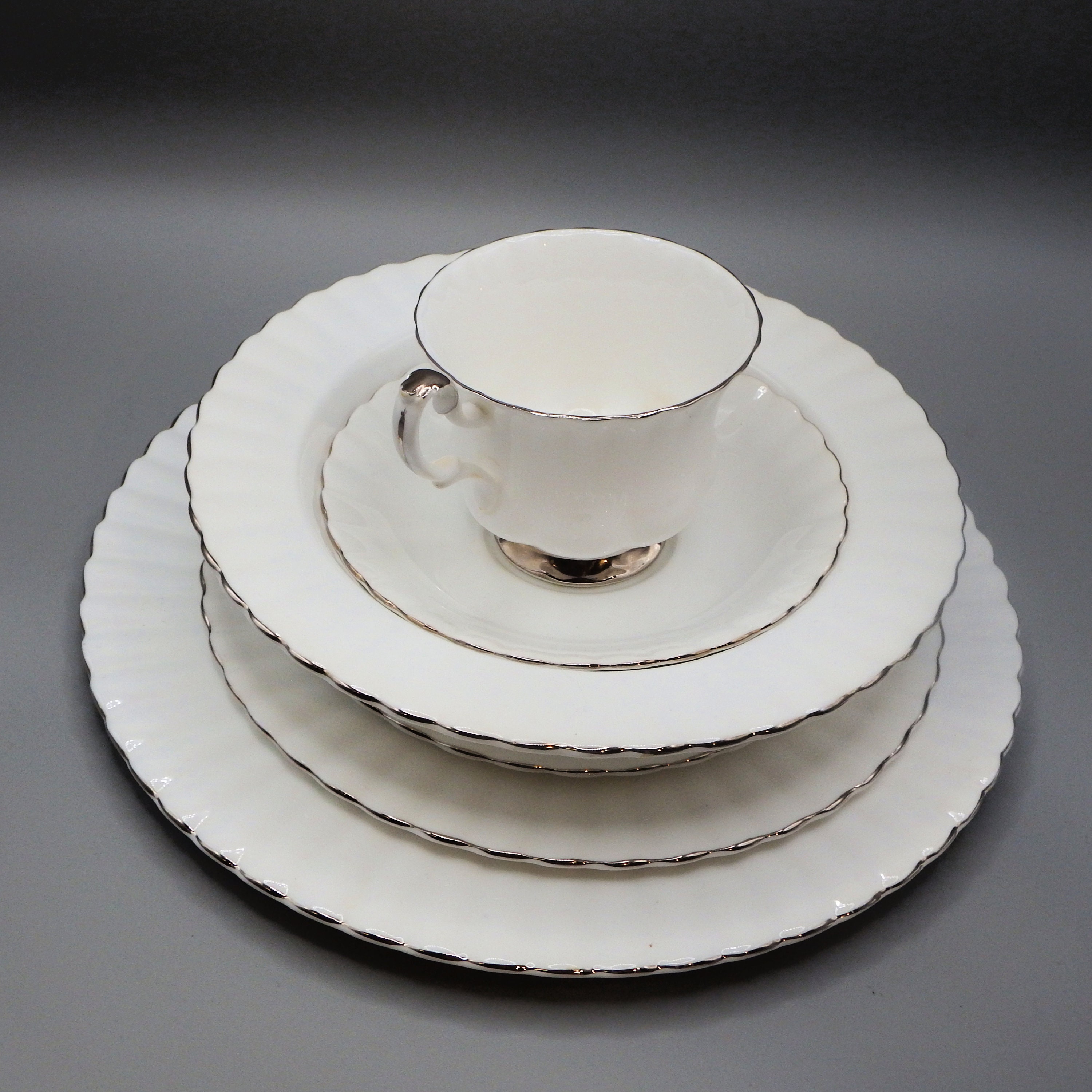 Royal Albert Chantilly Porcelain 6 Pieces Setting - Etsy