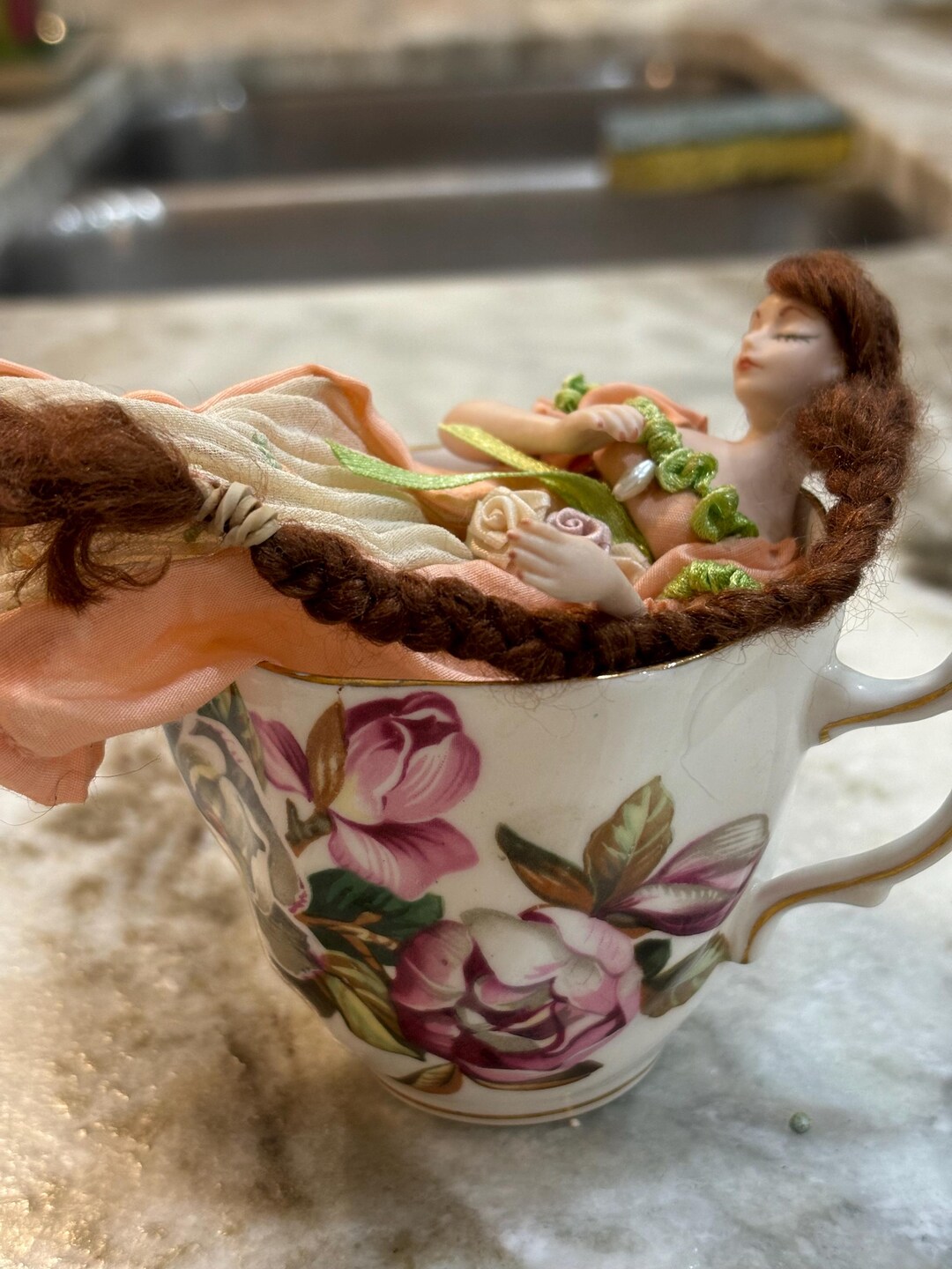 Precious Porcelain Teacup Fairy by Jill Nemirow-nelson - Etsy