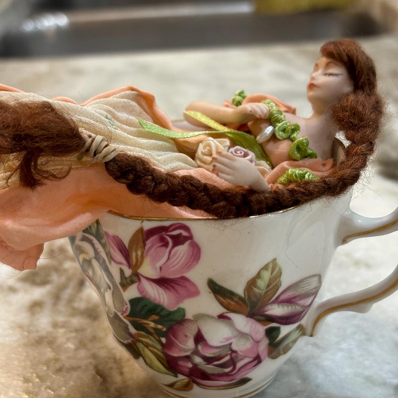 Porcelain Teacup Fairy - Etsy