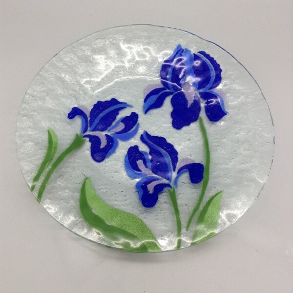 Fused Glass Plate - Etsy