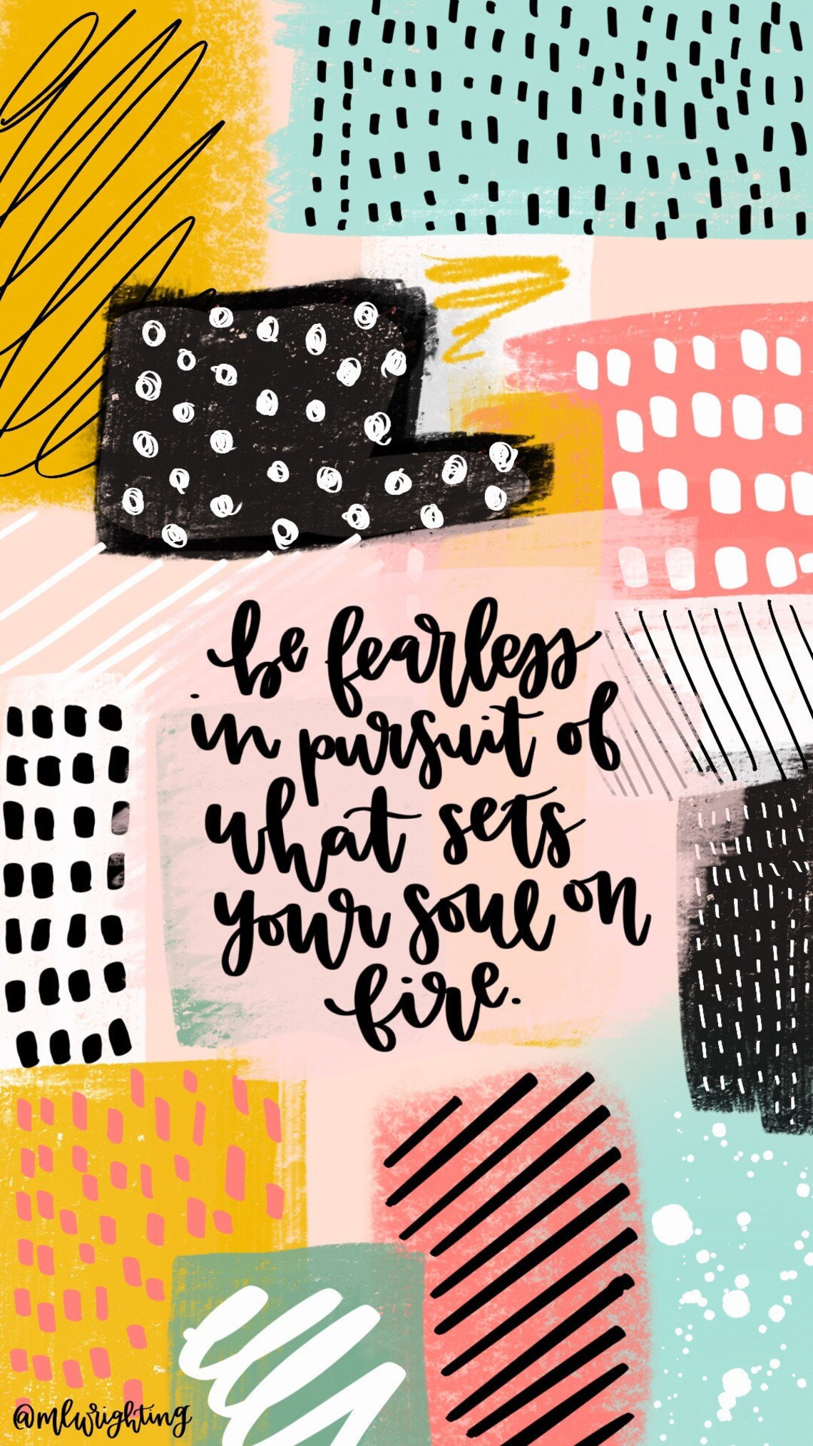 Be Fearless Phone Wallpapers, iPhone Wallpaper, Be Fearless, Phone ...