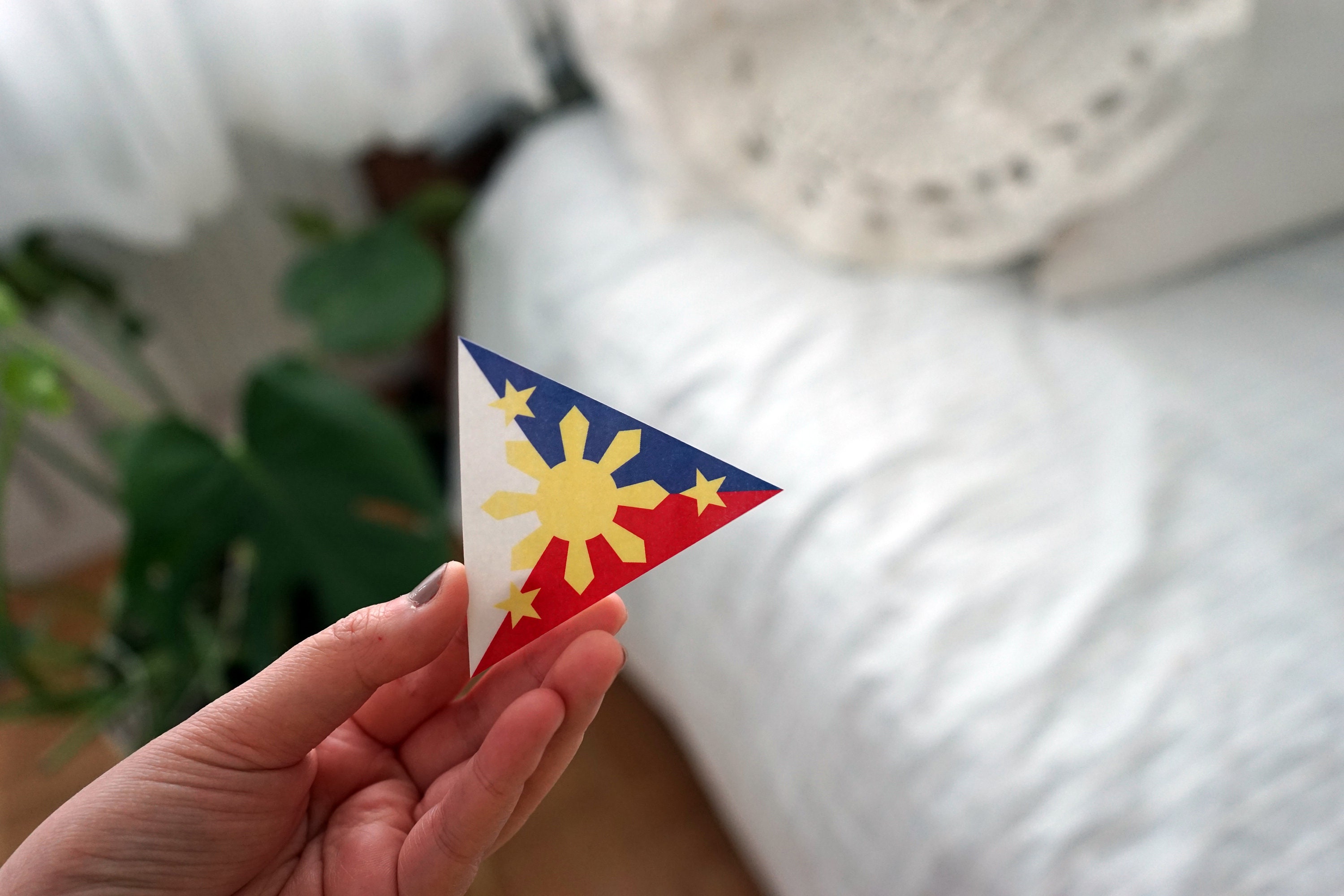 Philippines Flag Sticker for Laptop Book Mug | Etsy