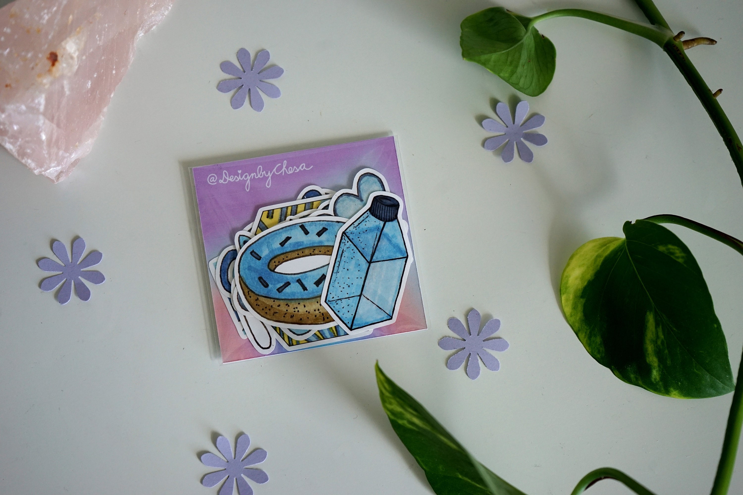 Blue aesthetic sticker pack | Etsy