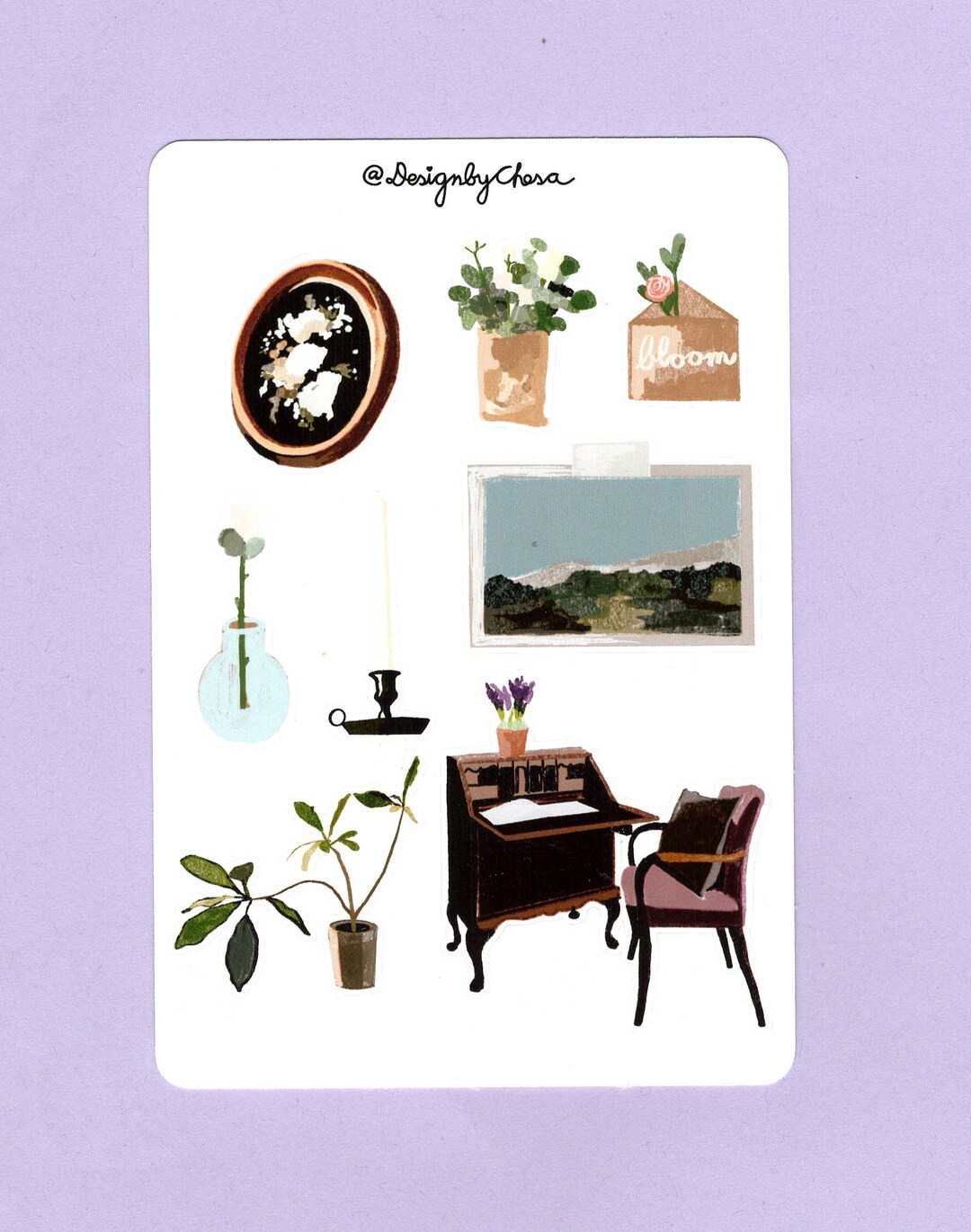 Vintage Home Aesthetic Sticker Set - Etsy