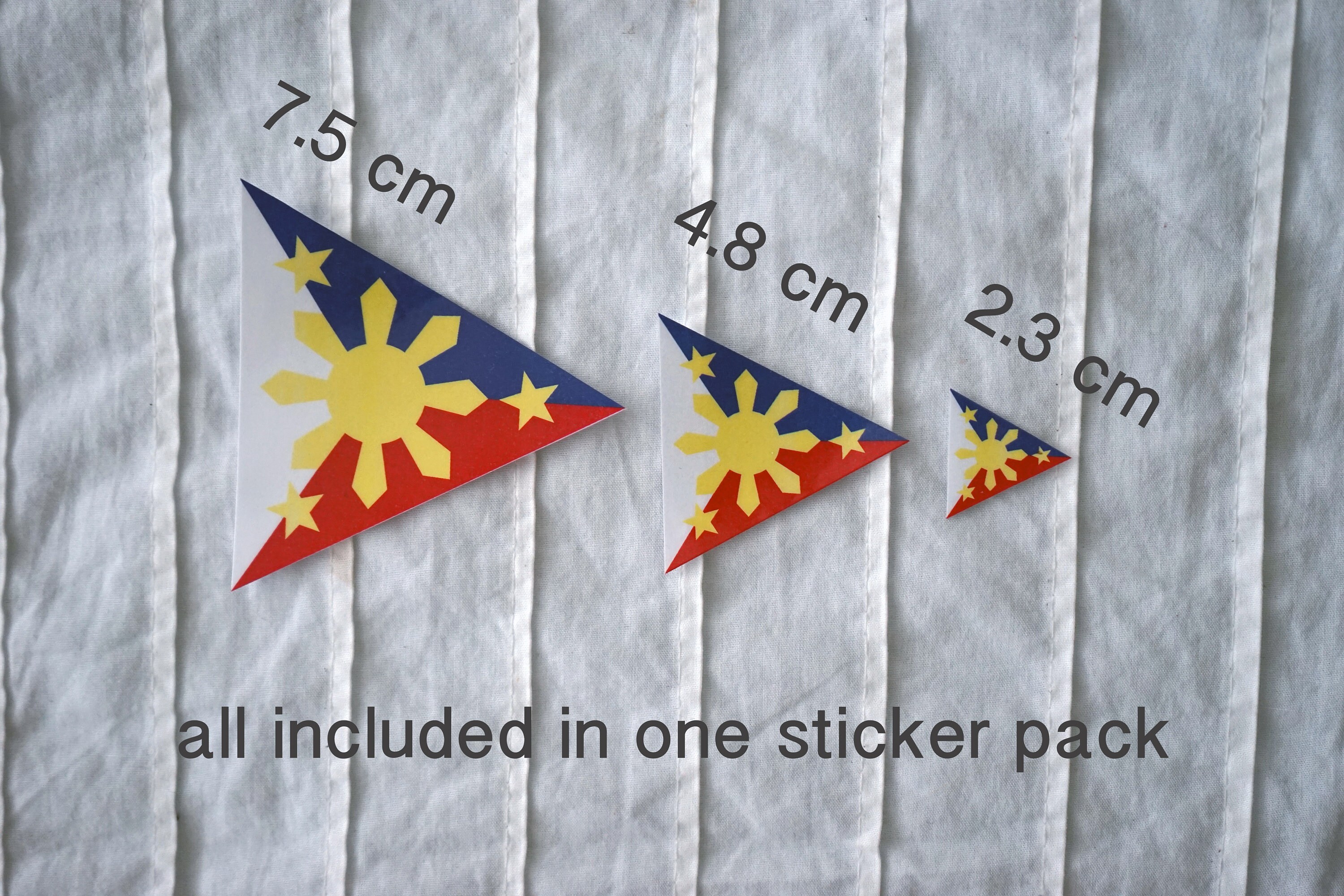 Philippines Flag Sticker for Laptop Book Mug | Etsy