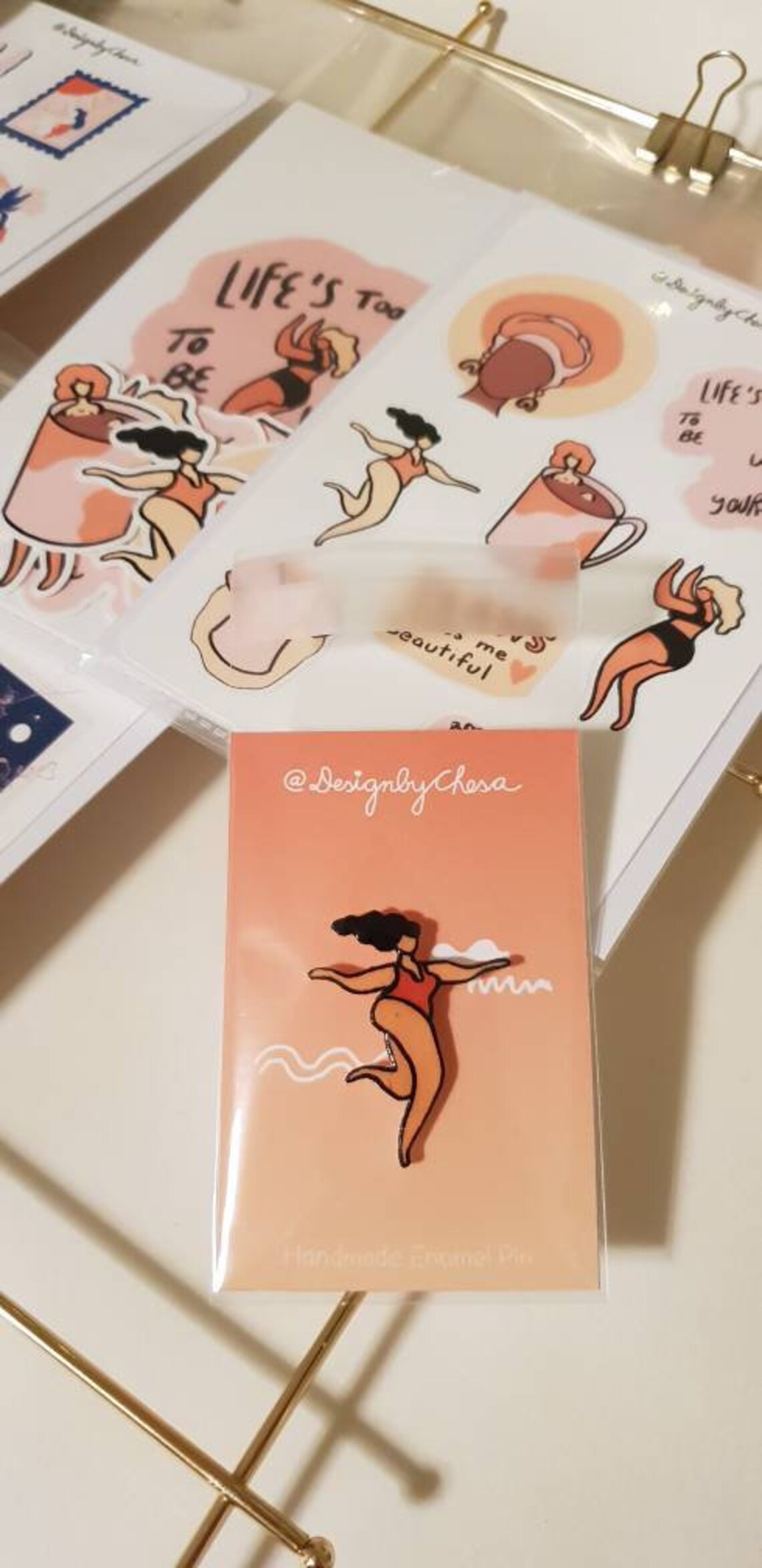 Body Positivity Aesthetic Enamel Pin - Etsy