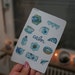 Mini Blue Aesthetic Sticker Pack - Etsy