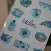 Mini Blue Aesthetic Sticker Pack - Etsy