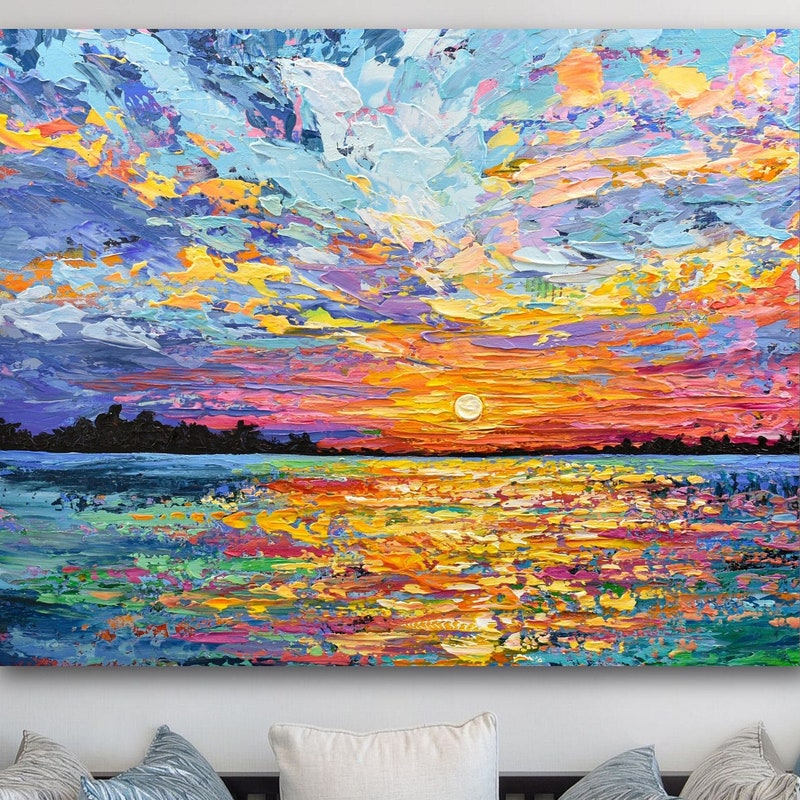 Sunset Paintings - Etsy