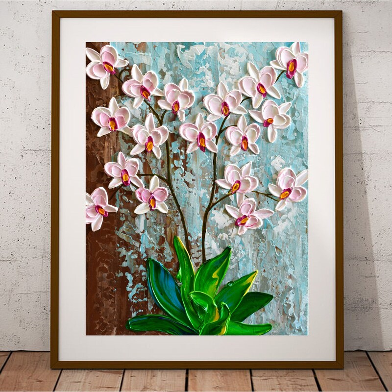 Orchid Print - Etsy