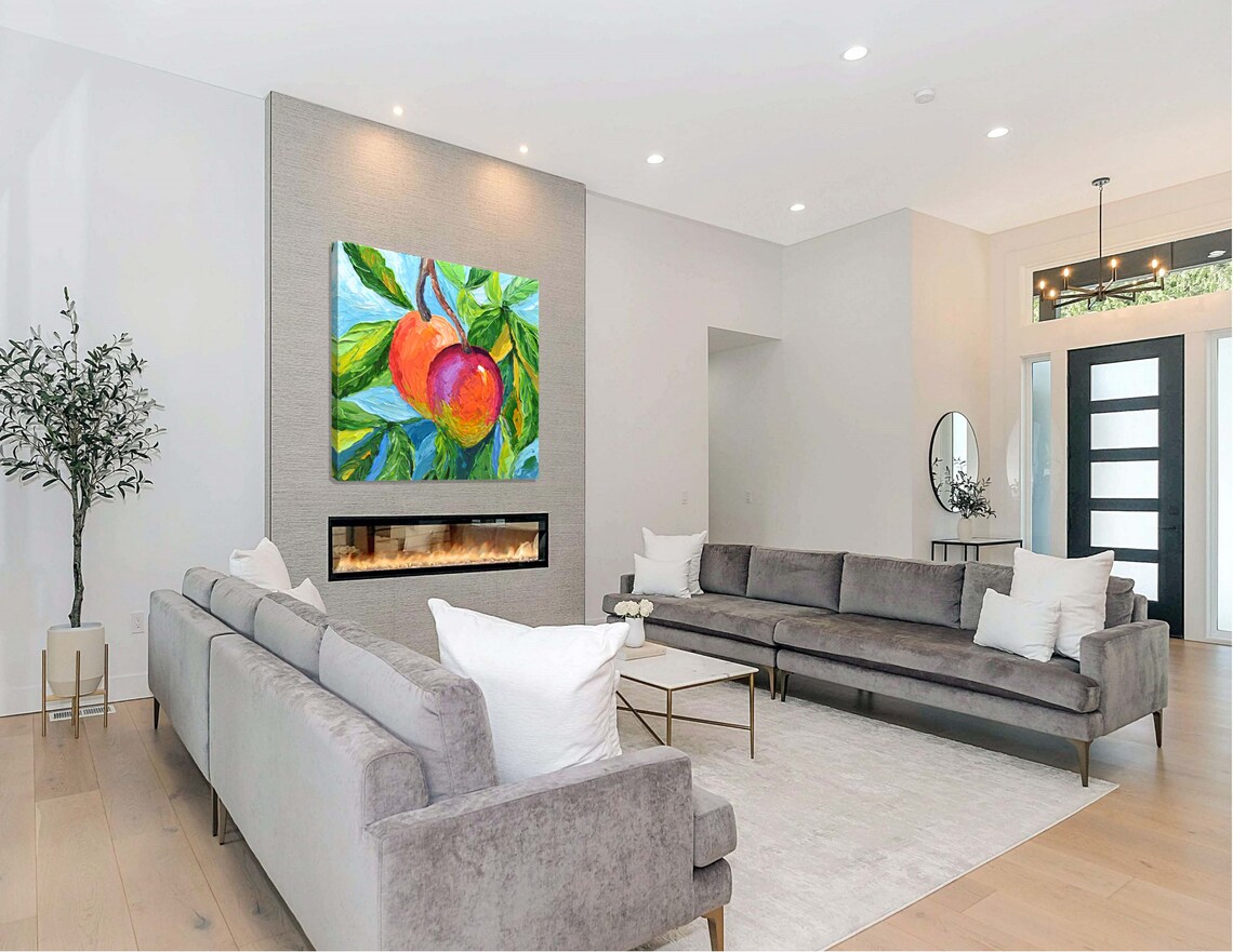 Mango Fruit Décor Kitchen Wall Art Print Botanical Giclée - Etsy