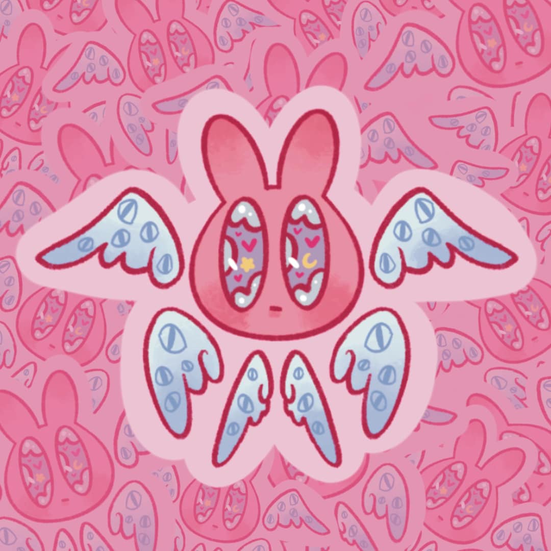 Biblically Accurate Bwee Bunny Sticker - Etsy