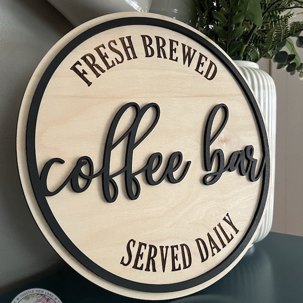 Coffee Wood Sign - Etsy