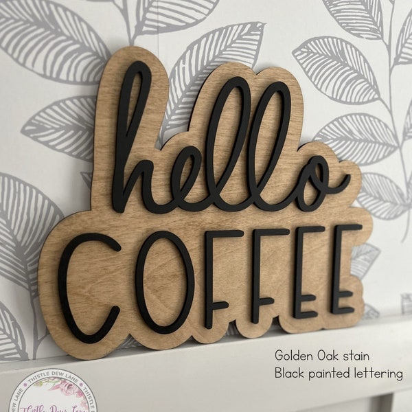 Coffee Wood Sign - Etsy