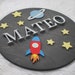 Space Name Sign, Space Theme, 3D Nursery Sign, Outer Space Theme ...