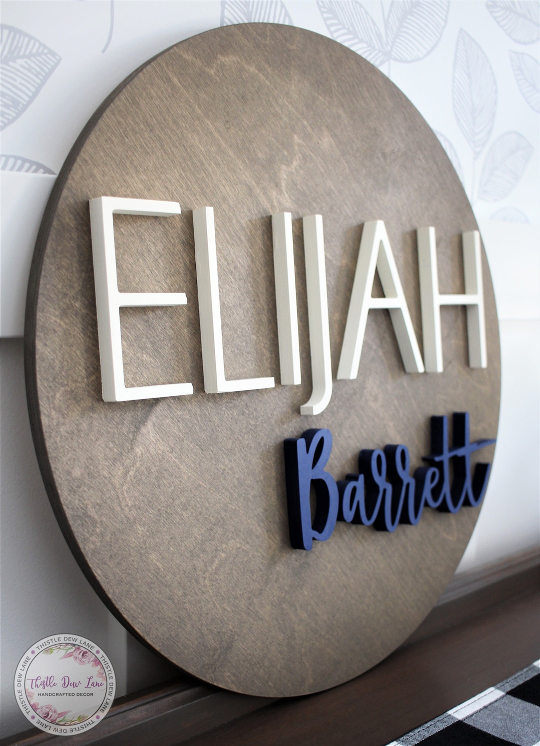 Nursery Name Sign, 3D Name Sign, Custom Name Sign, Nursery Decor, Above ...