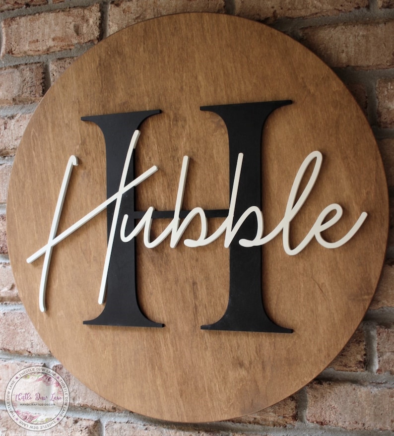 Custom 3D Name Sign Personalized Sign 3D Family Name Sign - Etsy