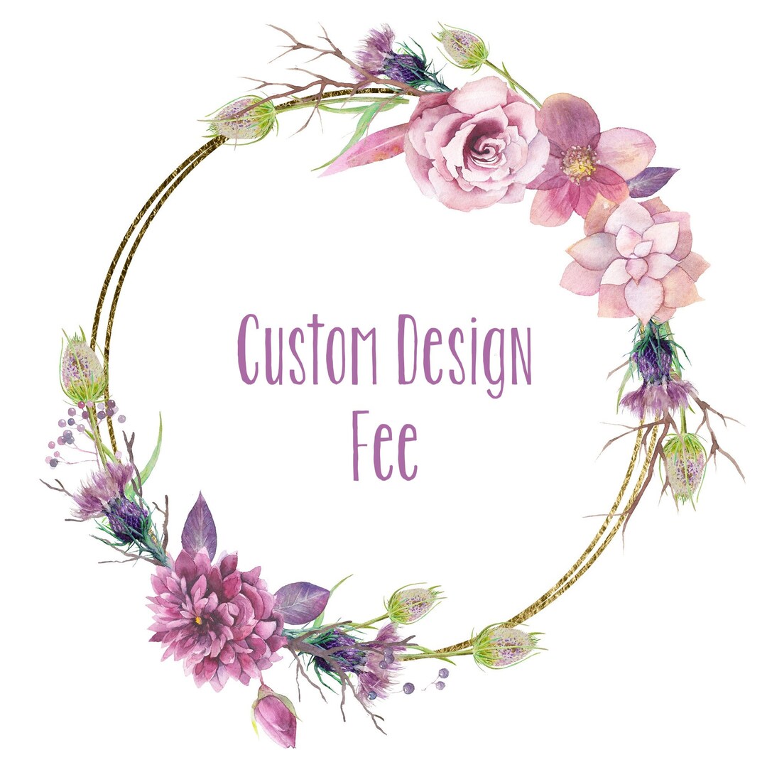 Custom Design Fee - SIGNS and TUMBLERS - Etsy