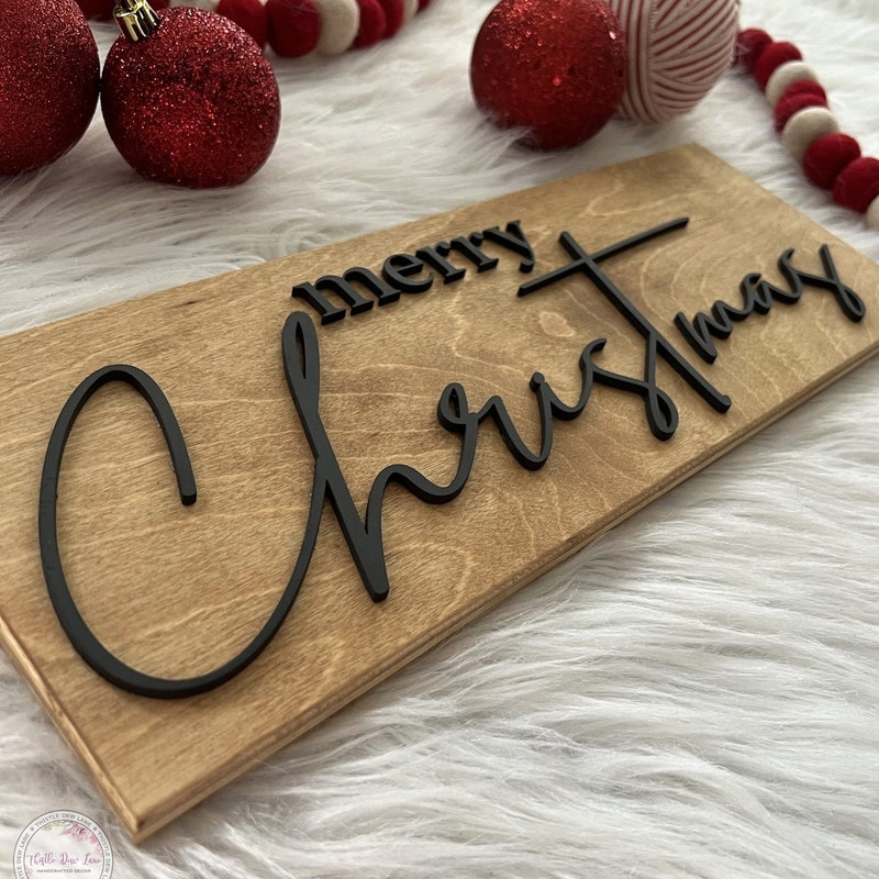 Christmas Wood Sign - Etsy