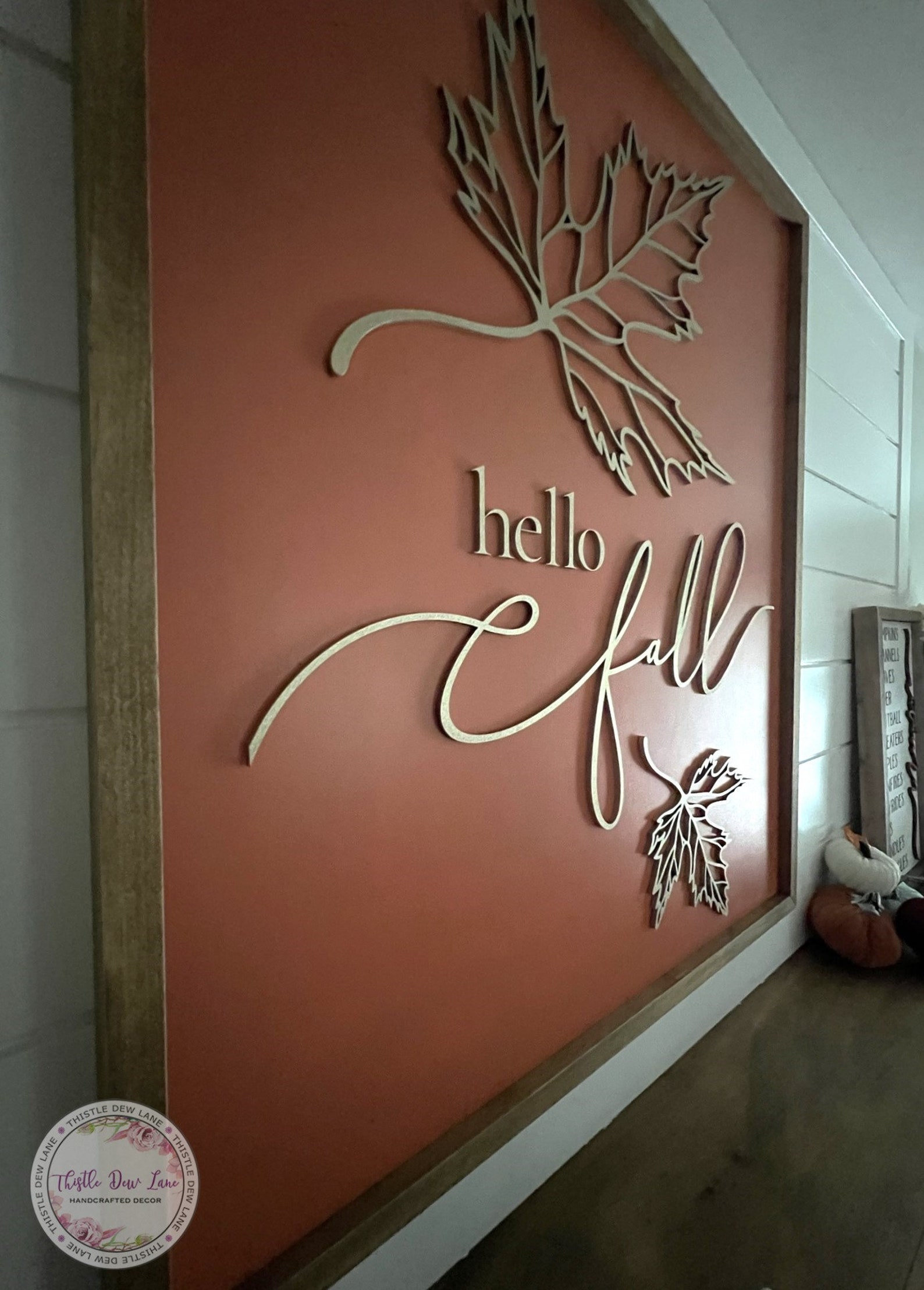 Hello Fall Sign, Wood Fall Sign, 3D Hello Fall Sign, Hello Fall, Fall ...