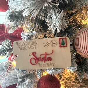 Letter to Santa Sign, Christmas Decor, Christmas Personalized Sign ...