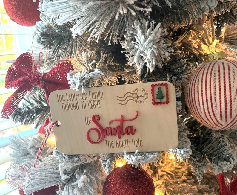 Letter to Santa Sign Christmas Decor Christmas Personalized - Etsy