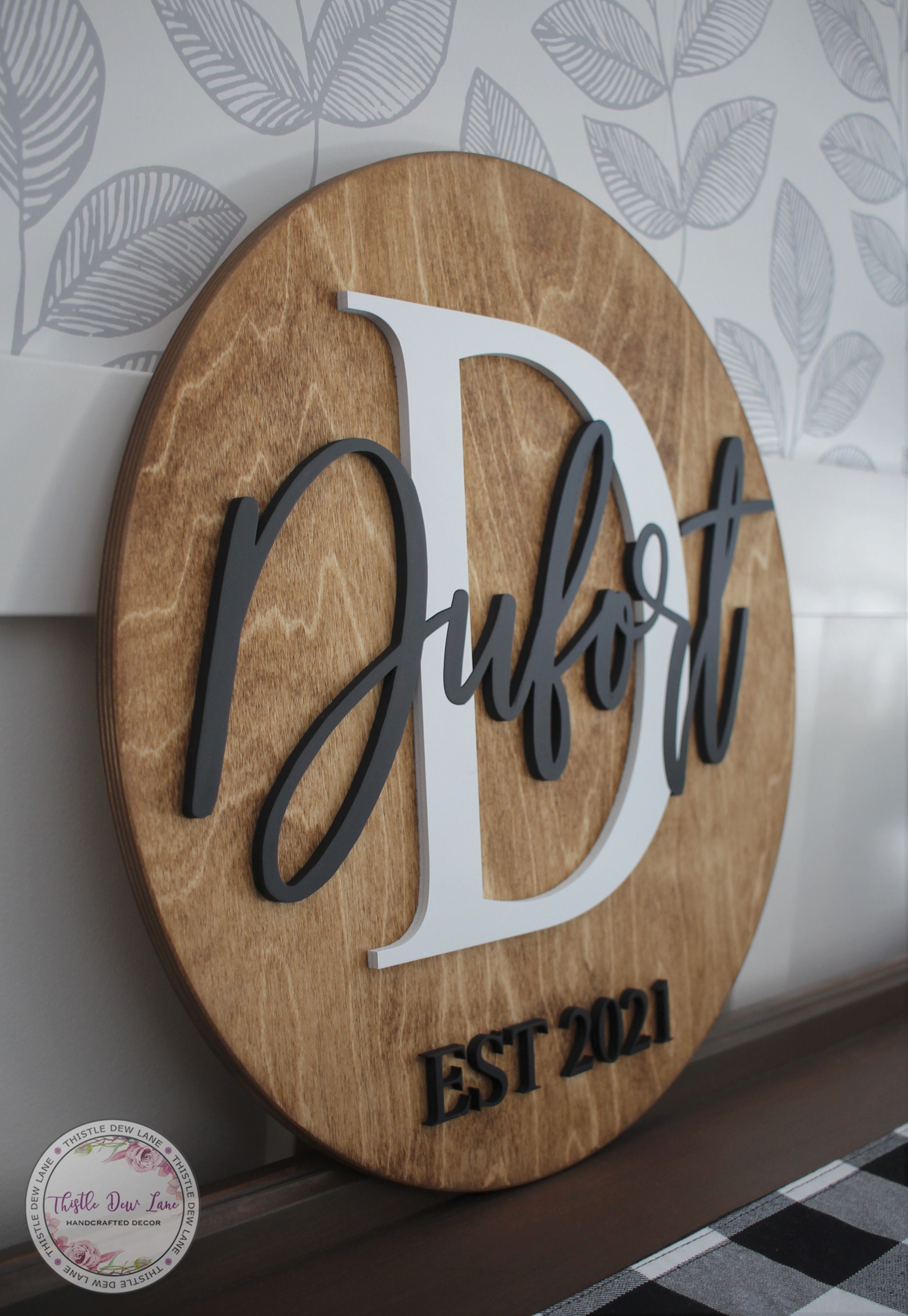 Custom 3D Name Sign Personalized Sign 3D Family Name Sign - Etsy