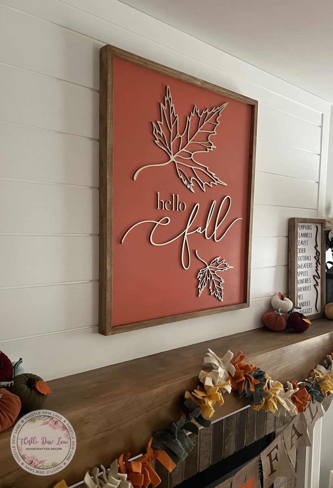 Hello Fall Sign Wood Fall Sign 3D Hello Fall Sign Hello - Etsy