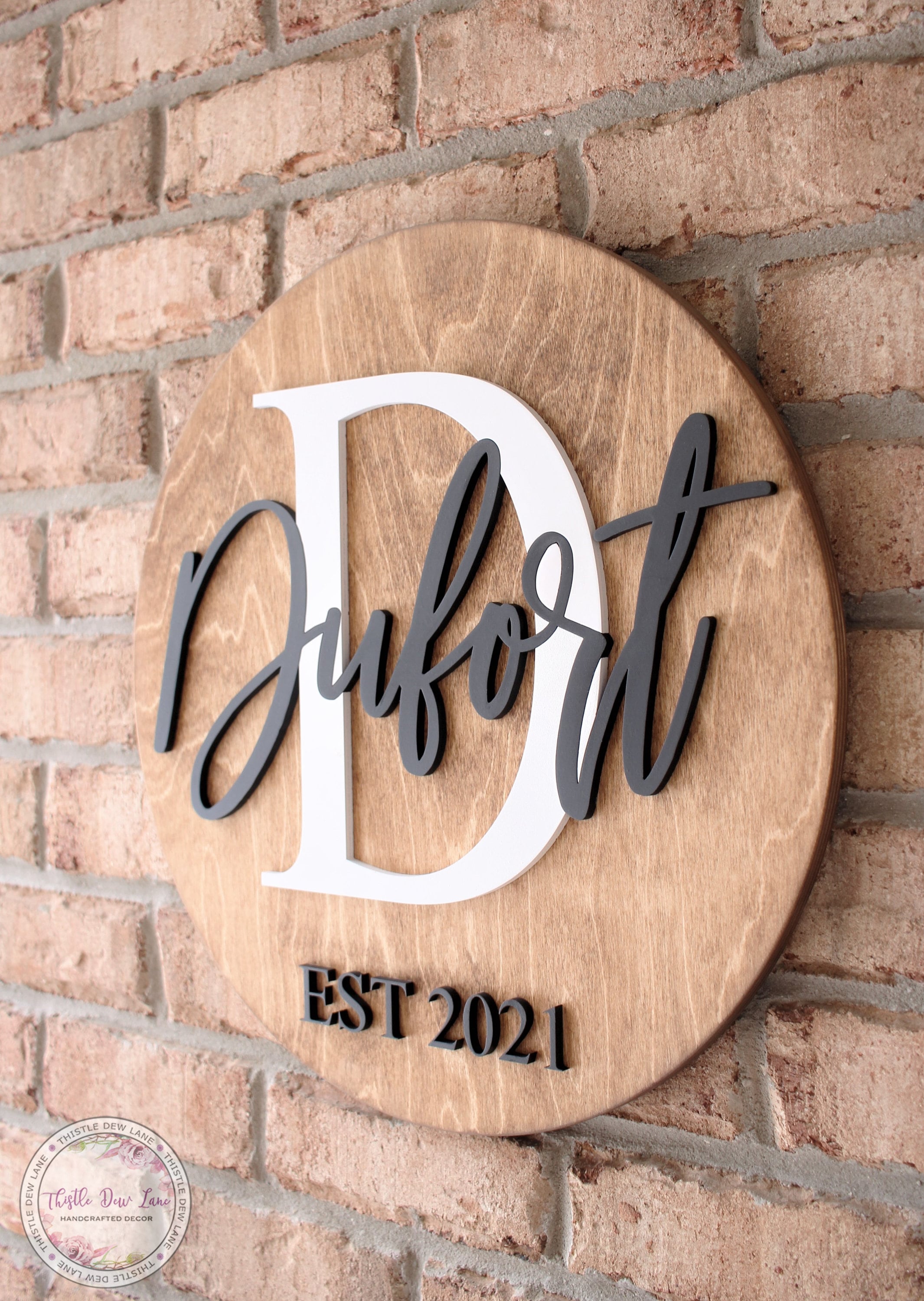 Custom 3D Name Sign Personalized Sign 3D Family Name Sign - Etsy