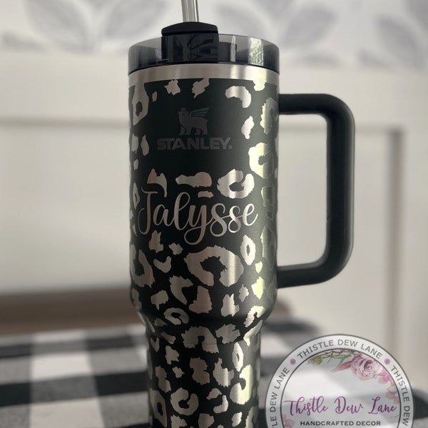 Stanley Leopard Print Cup Etsy